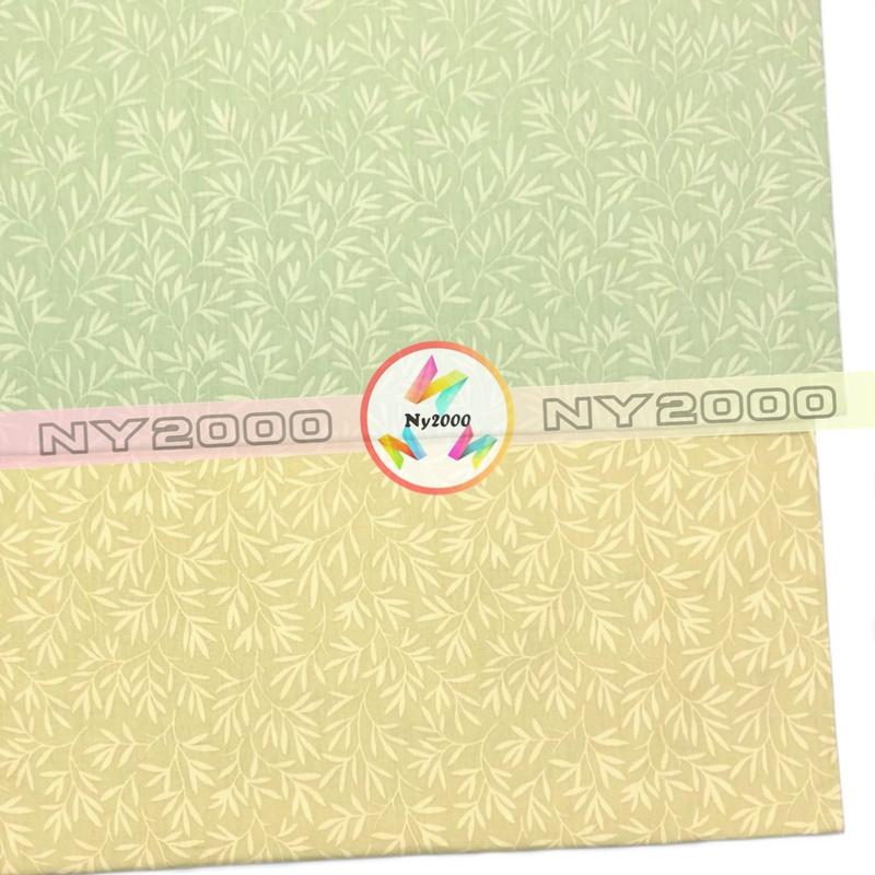 Kain Comb Cotton Corak Daun Abstrak (Bidang 63") - TikTok Shop Malaysia