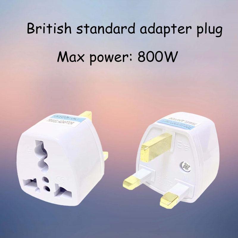 Standard travel conversion plug with dual British standard with ...