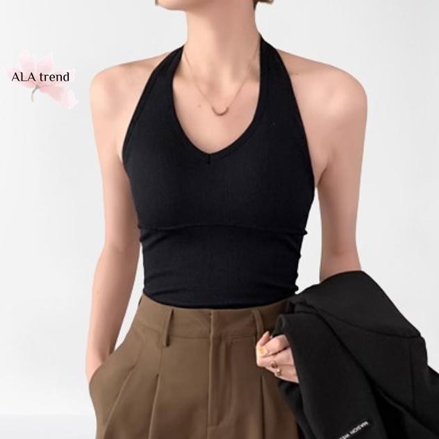 【SG stock】 Padded halter top/Padded bralette/Tube top/Singlet/Camisole ...