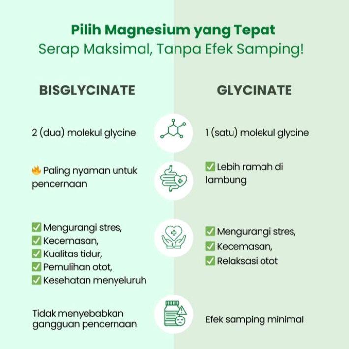 Vitalife Magnesium Bisglycinate 500 mg 30 Kapsul - Shop | Tokopedia