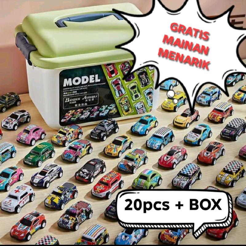( TERMURAH) 20PCS+BOX+2 HADIAH MAINAN. MOBIL MINI PULLBACK ( - Shop ...