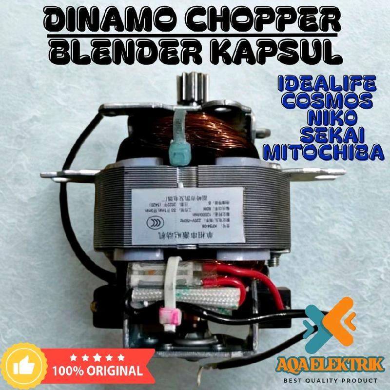 AQA Elektrik Dinamo Chopper Blender Kapsul Penggiling Original High ...