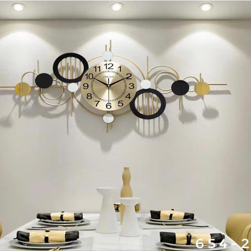 Jam dingding wall clock jam besi hiasan dingding wall home decor ...