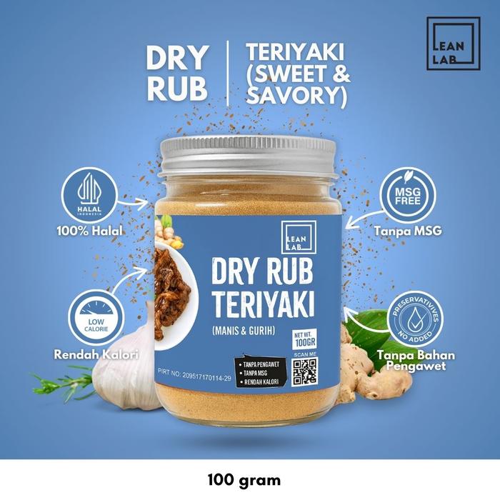 Promo Leanlab Bumbu Masak Dry Rub Teriyaki Bundle 100g - Cocok untuk ...