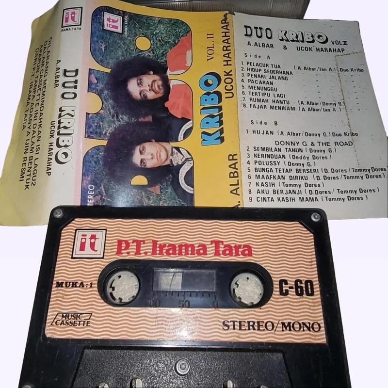 Kaset Pita Duo Kribo Vol 2 Achmad Albar Ucok AKA Harahap - Shop | Tokopedia