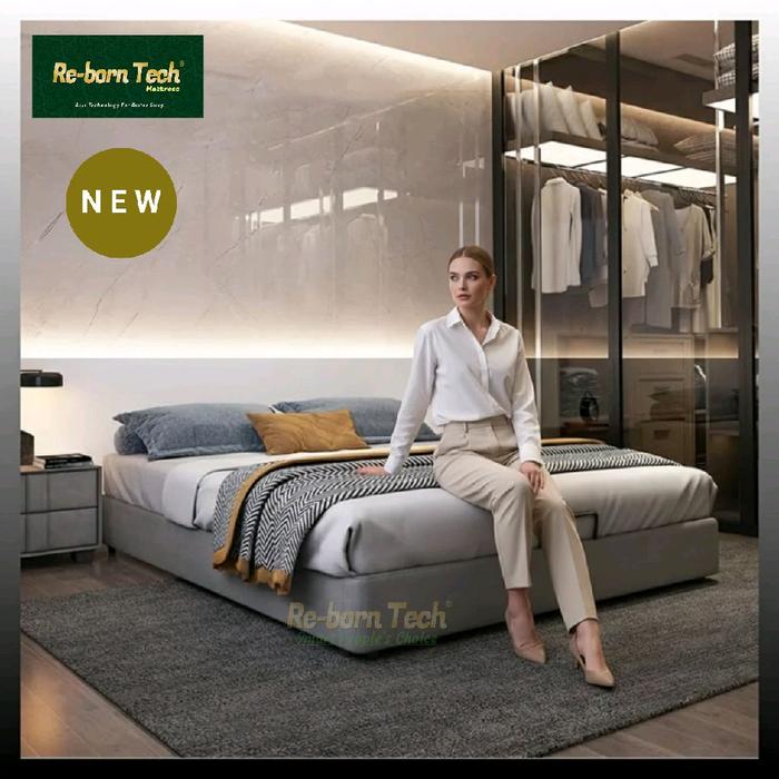 Promo Re-born Tech Divan Dipan Kasur Knockdown 120x200 160x200 180x200 ...