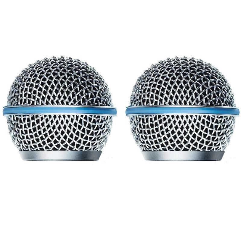 Replacement Ball Head Mesh Microphone Grille for Shure SM58 Beta58A ...
