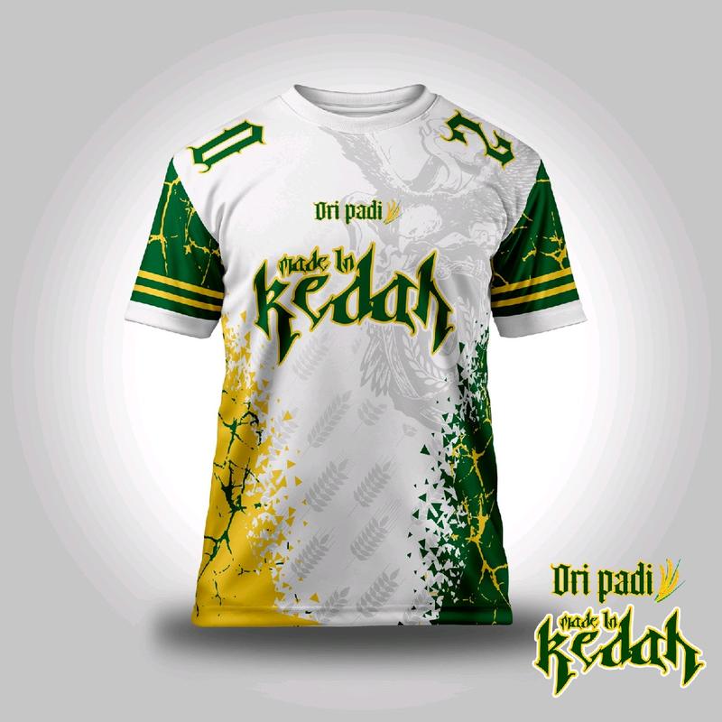 Tshirt ori padi (02)kedah darulaman - TikTok Shop Malaysia