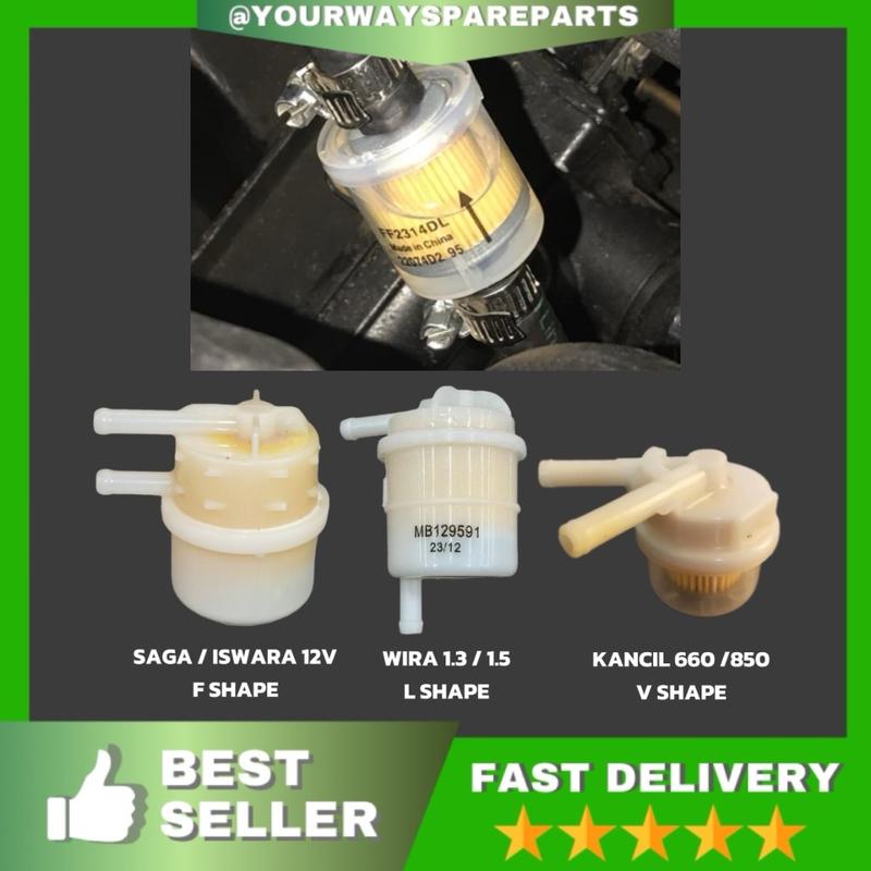 【YW SPARE PARTS】PETROL FUEL FILTER KANCIL 660 KANCIL 850 SAGA - TikTok ...