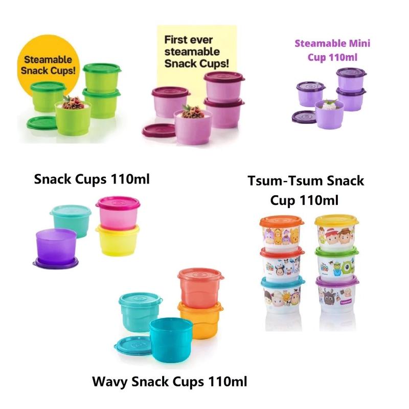 Tupperware Snack Cup 110ml (4pcs) Tupperware Disney Tsum Tsum - TikTok ...