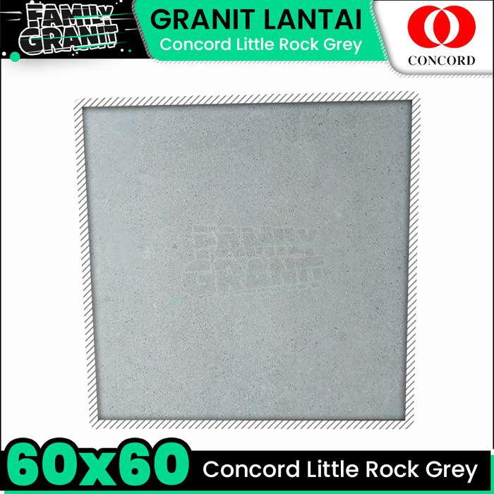 Jual Granit Kasar 60x60 Concord Little Rock Grey Lantai Teras / Garasi ...