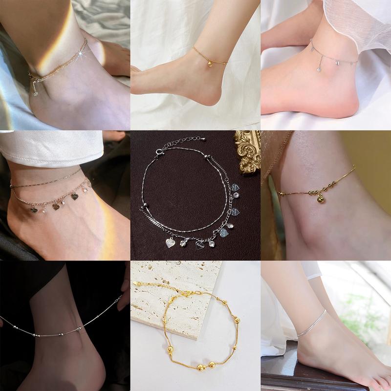 Gelang Kaki Wanita, Manik Bertuah Baru, Fesyen Premium, Berkilat ...