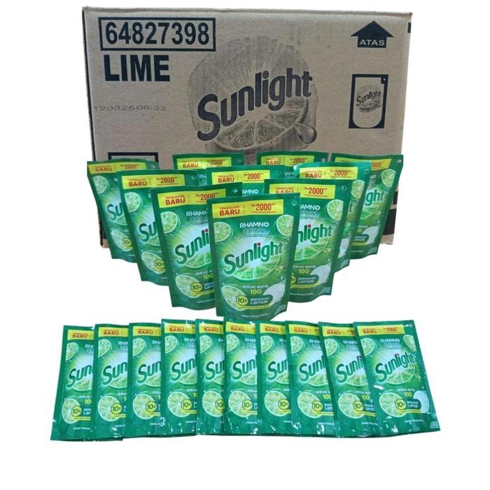 Sunlight sabun cuci pinggan 92gr 1box @72pcs - TikTok Shop Malaysia