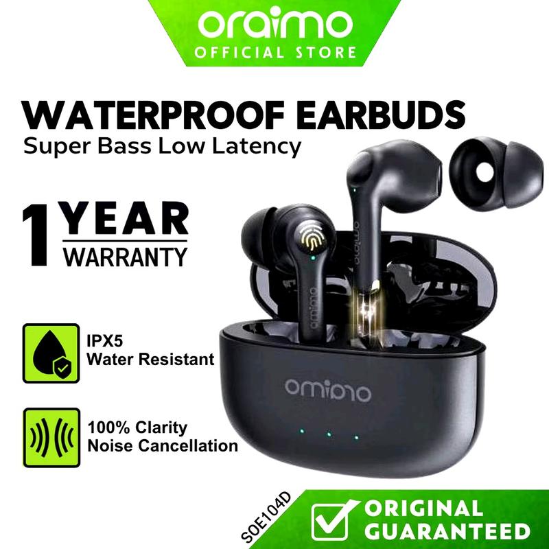 ORAIMO OEB-E104DC Premium Gaming Boom Bass In Ear Earbuds IPX5 - TikTok ...