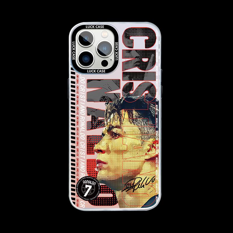 Sarung Telefon Laser, Reka Bentuk Bintang Bola Sepak 8, Serasi - TikTok Shop Malaysia