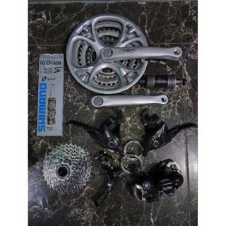 Jual Groupset Shimano 3 X 8 Speed TX35 Tourney Cassete Original MTB ...