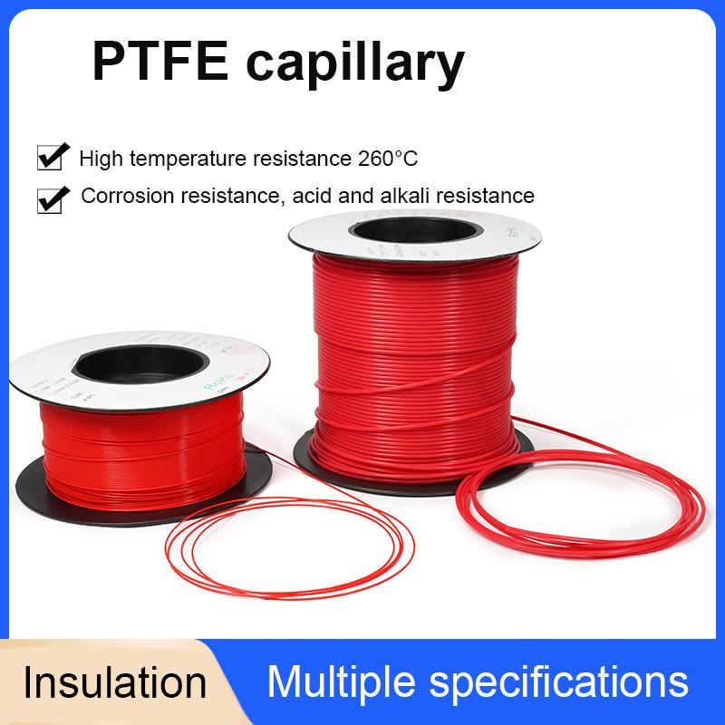 Red teflon tube capillary inner diameter 0.3mm-3mm - TikTok Shop Singapore