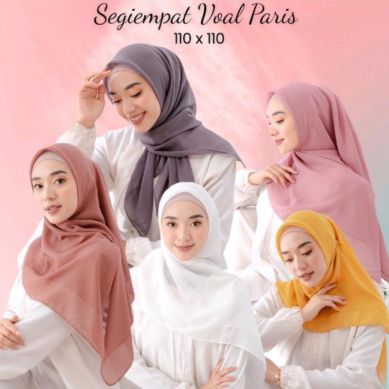 SEGIEMPAT PARIS VOAL PREMIUM BY CINDYHIJAB15 Muslim Kerudung - Shop ...