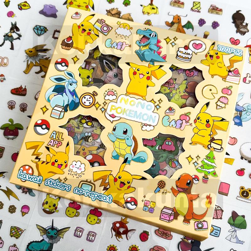 ( KKM ) NONO POKEMON Aesthetic Sticker Box Karakter Anak Korea - Shop ...