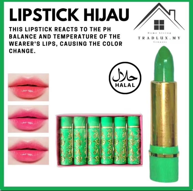 6in1 Set Arabic Hate Green Magic Lipstick / Lip Balm Changin - TikTok ...