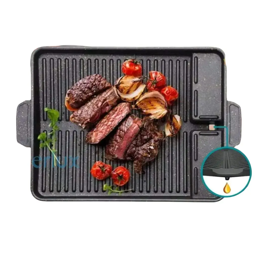 gril pan yakiniku untuk gril daging memanggang daging cocok untuk taun ...