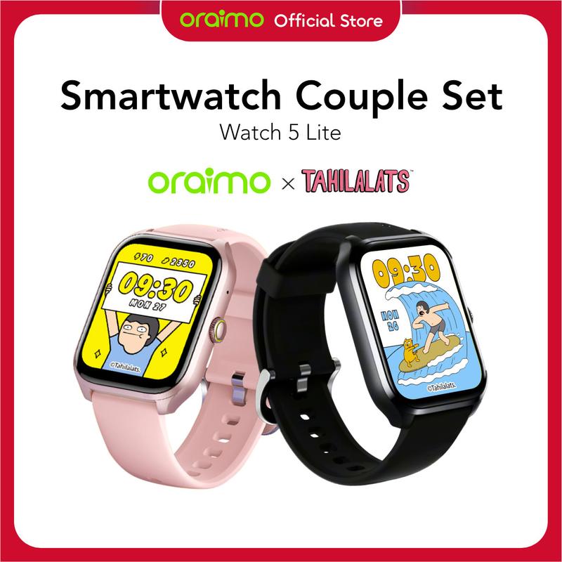 Smartwatch Couple Set x oraimo x Tahilalats Smartwatch Watch 5 Max OSW ...