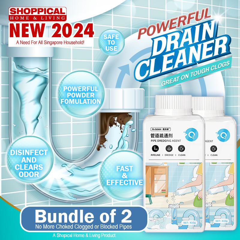 Clogged Blocked Choked Pipe Dredging Agent [Bundle of 2] Alkaline ...