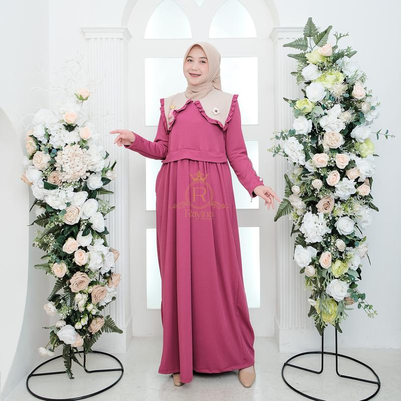 Soraya Dress - Gamis Knit Terbaru 2024 By Rayina Boutique - Busana ...