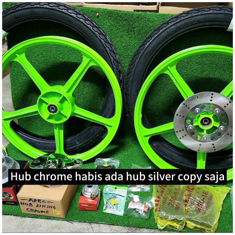 sportrim AR80 custom EX5 combo set kawasaki Motorcycle Wheel - TikTok ...
