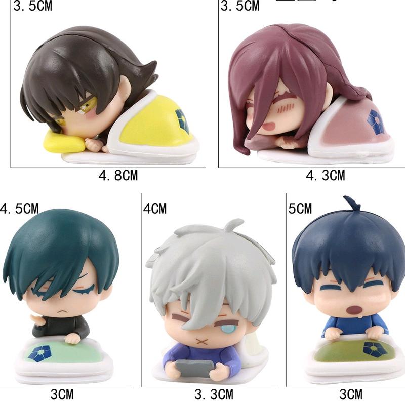 blue lock sleep on bed series chibi size figure - TikTok Shop Malaysia