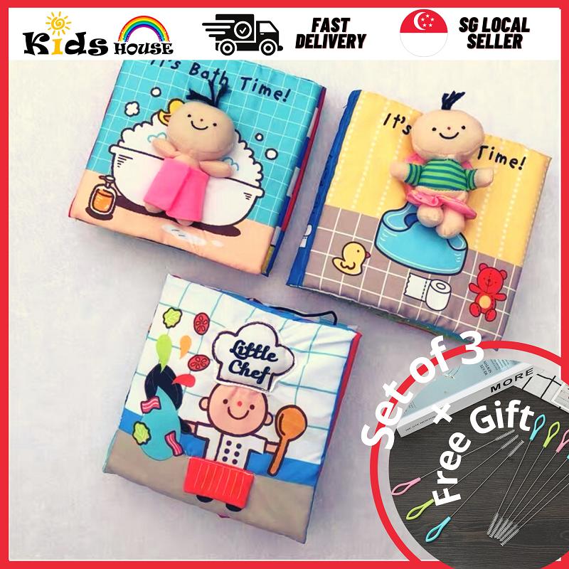 Interactive Learning Soft Book for Early Development Toddlers Children ...