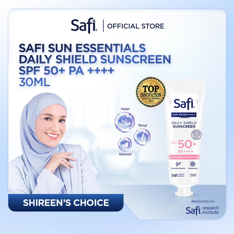 Safi Sun Essentials Daily Shield Sunscreen SPF 50+ PA ++++ 3 - Shop ...