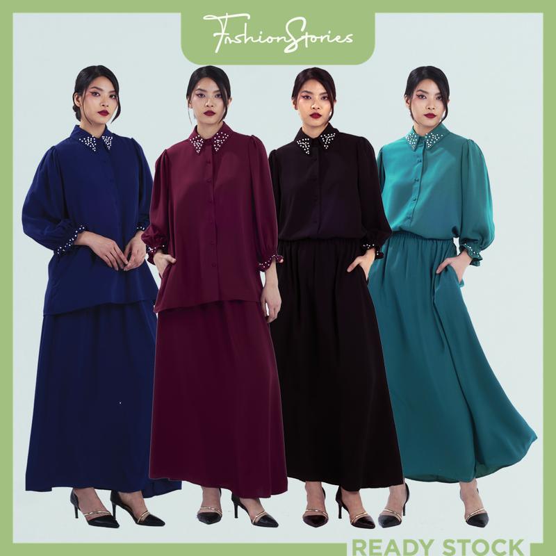 LENAA MATCHING SET R015 CREPE SCRETCHABLE - TikTok Shop Malaysia