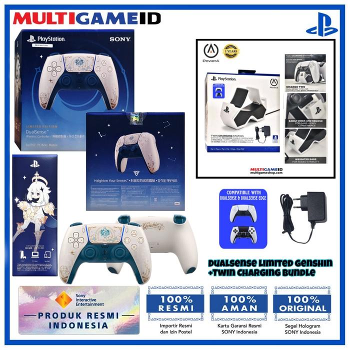 Promo PS5 Dualsense Genshin Wireless Controller Genshin Impact Limited ...