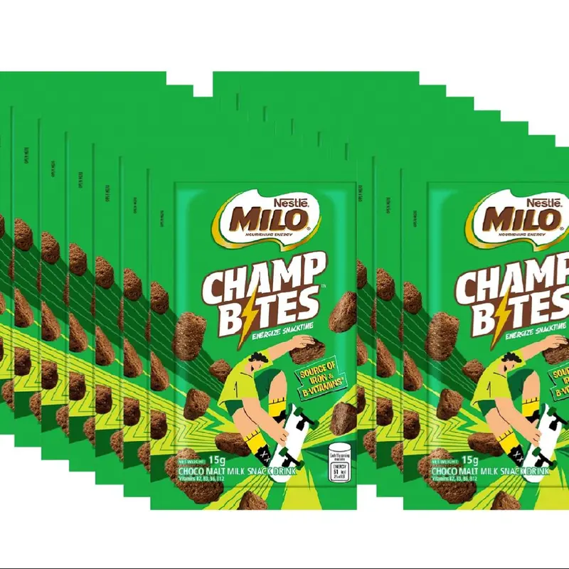 Milo Champ Bites Choco Malt 15g Snack Crunchy - TikTok Shop Philippines