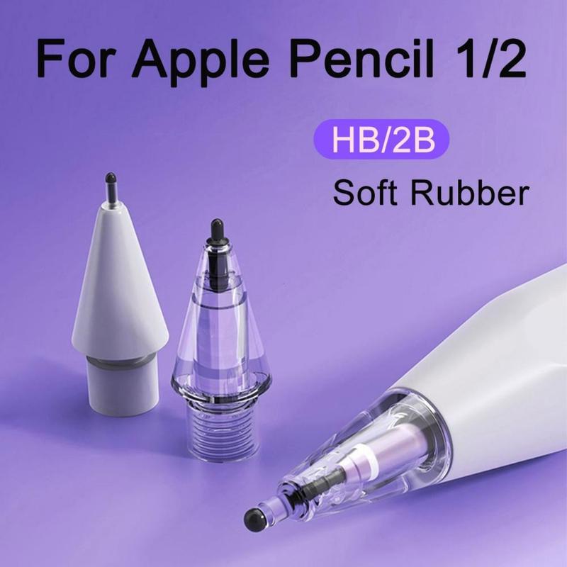 Pencil Nibs For Apple Pencil 1st 2nd Generation Soft Rubber HB - TikTok ...