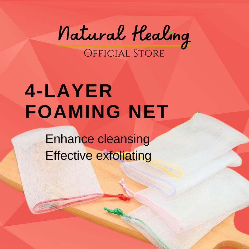 NATURAL HEALING Soap Net Facial Soap Bag Foaming Net Exfoliate - TikTok ...