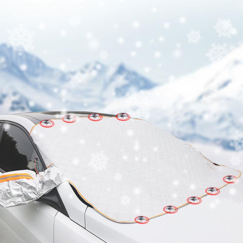 Car snow cover, front windshield antifreeze cover, snow protection ...