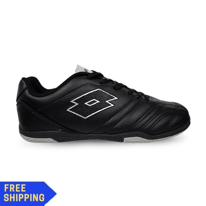 Lotto Futsal Shoe LUNAR ID Black Grey F1406-01 - TikTok Shop Malaysia