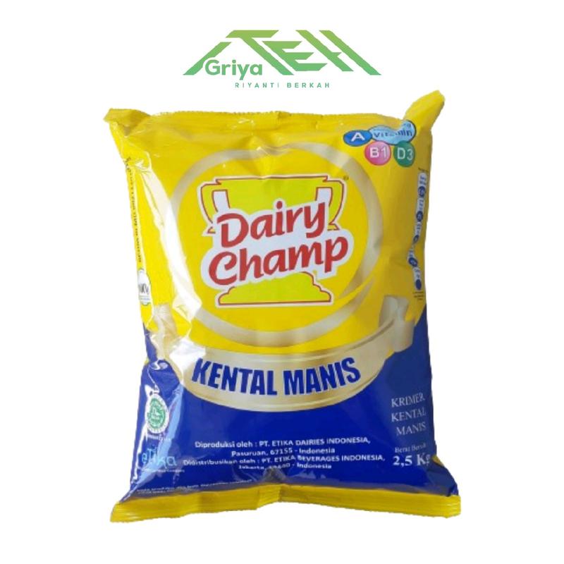 SUSU DAIRY CHAMP 2.5KG 1 KARDUS ISI 8PCS Milk SUSU KENTAL MANIS - Shop ...