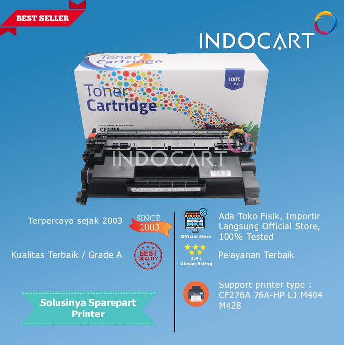 Jual Indocart Toner Cartridge Kompatibel HP CF276A 76A dengan Chip ...
