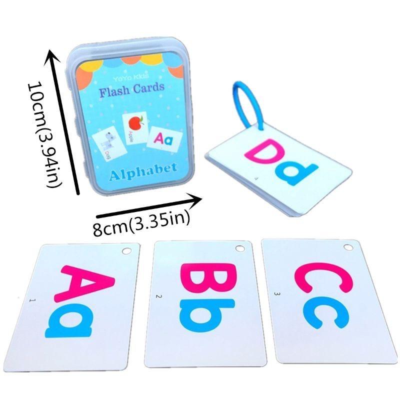 Kad ABC Early Learning Flash Card Book Kad Animal Shape Colour - TikTok ...