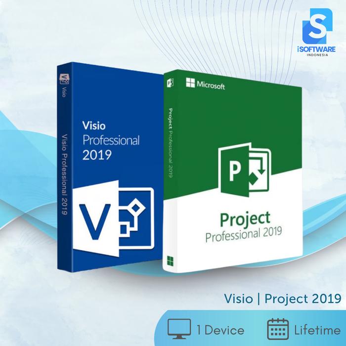 Promo Microsoft Visio dan Project 2019 Professional Original Lifetime ...