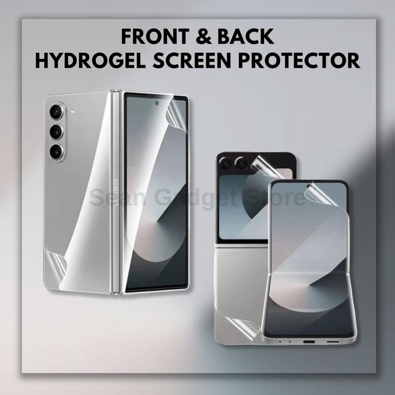 Hydrogel Screen Protector Front and Back Samsung Galaxy Z Flip - TikTok ...