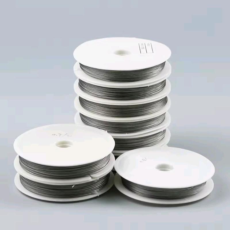 cable string 1 roll kawat lentur bahan diy meronce kerajinan - Shop ...