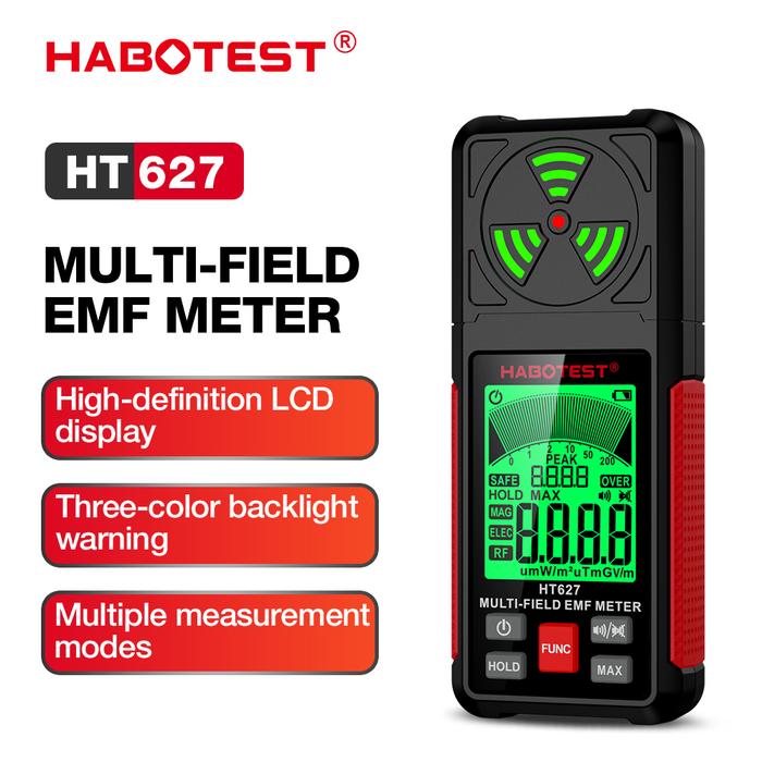 Jual HABOTEST HT627 Electromagnetic Radiation Tester Electric Field ...
