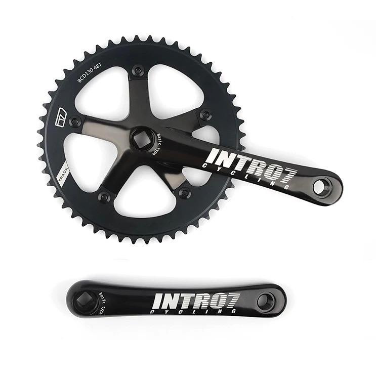 INTRO7 Fixed Gear Bike Crankset 48T 170mm 130BCD Single Spee - TikTok ...