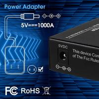 Jual Media Converter SFP Gigabit 1 / 2 / 4 / 8 port SFP to LAN Ethernet ...
