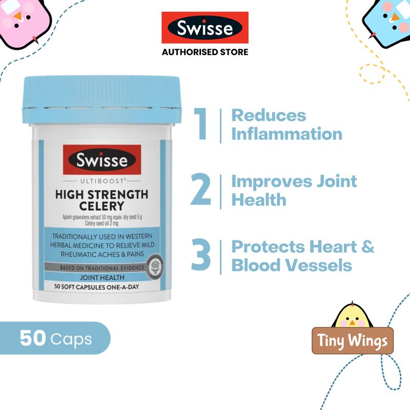 Swisse Ultiboost High Strength Celery 50 Capsules - TikTok Shop Singapore
