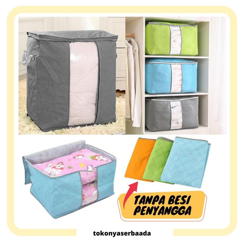 TSA BUNDLING 1PCS 4PCS Tempat Penyimpanan Bed Cover Bamboo Storage ...